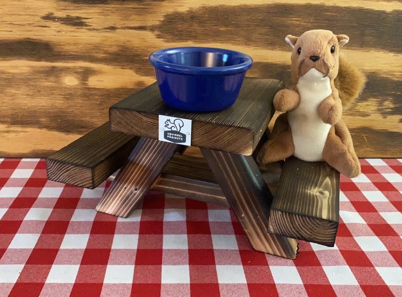 Classic Squirrel Picnic Table - - (TREE/POST INSTALLATION) – The ...