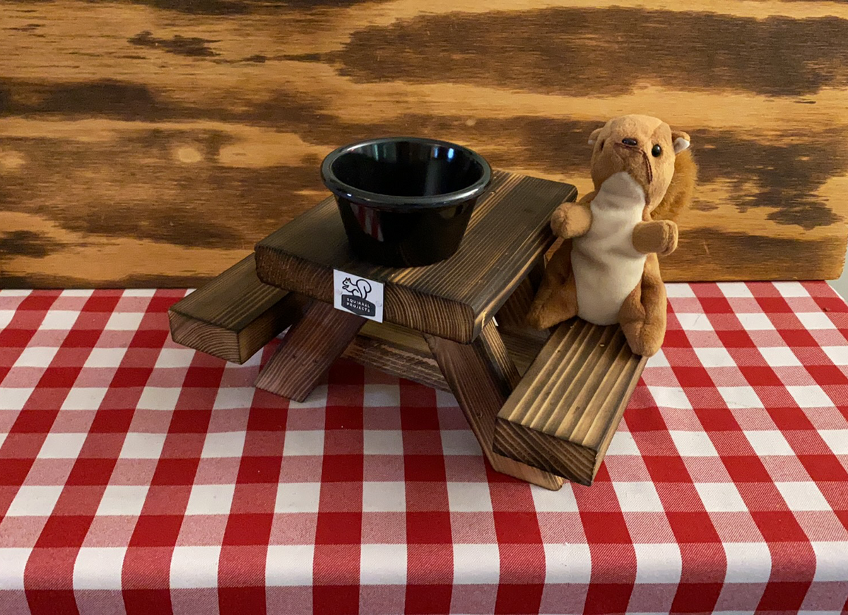 Classic Squirrel Picnic Table - - (TREE/POST INSTALLATION) – The ...